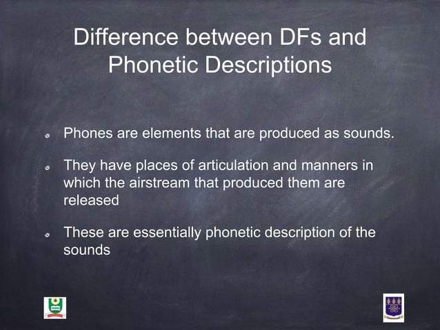 Distinctive features of english phonemes | PPTX | Ear, Nose and Throat ...