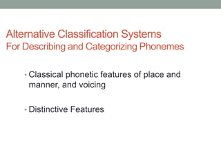 Distinctive feature ( yahya choy ) | PPTX