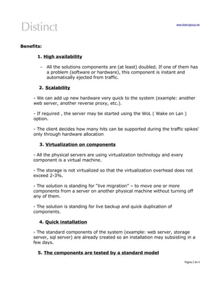 Distinct Nbb Cluster Prezentation En | PDF