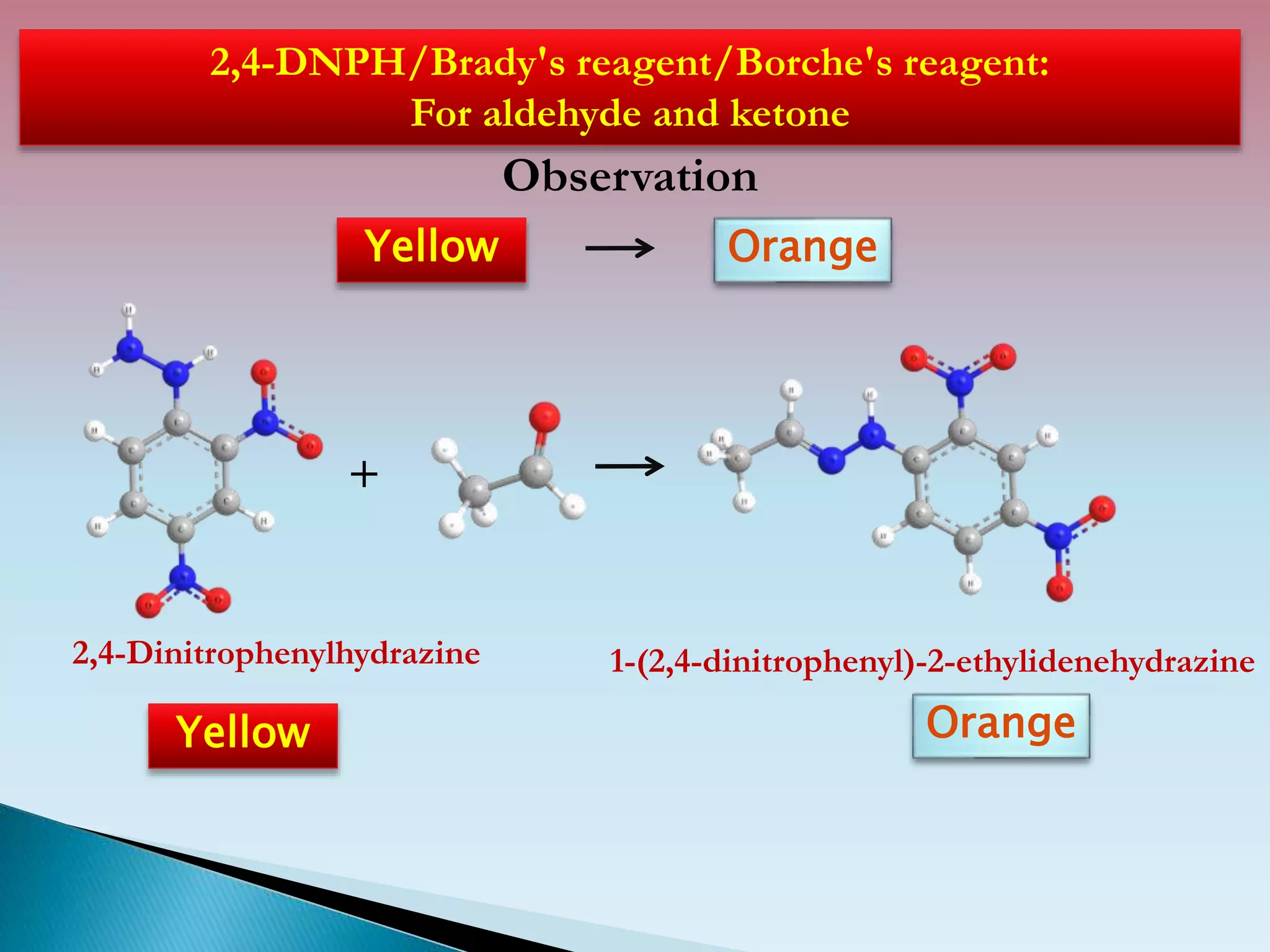 Distingish test for aldehyde and ketone | PPTX