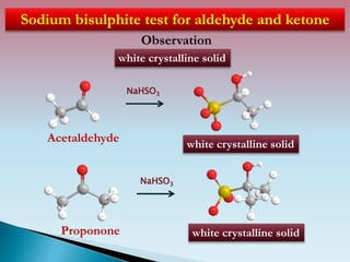 Distingish test for aldehyde and ketone | PPTX