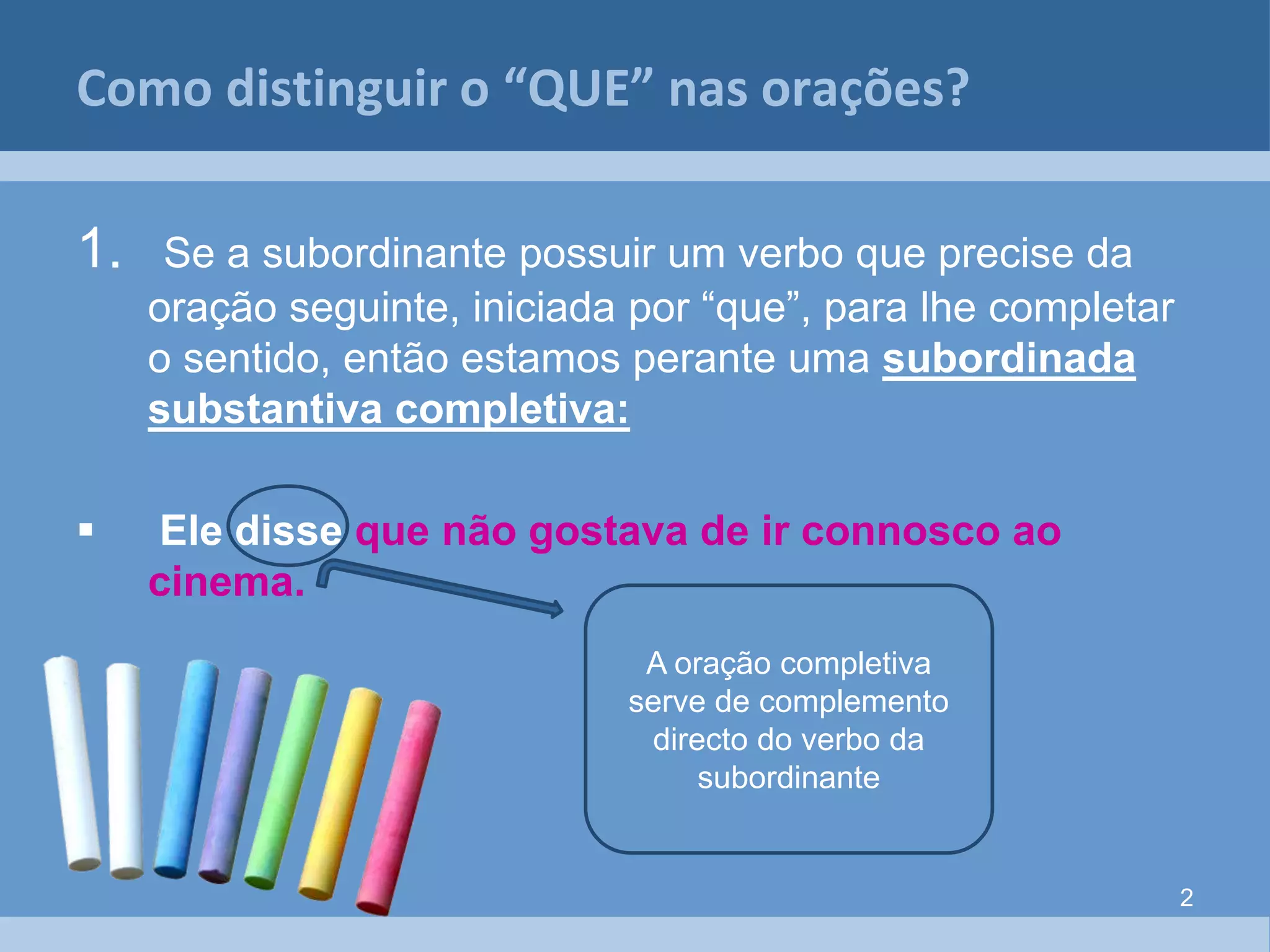 distinguir-os-que.ppt | Download Gratuito