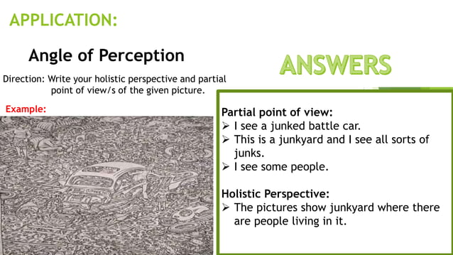 Distinguish-Holistic-to-partial-perspective-- LESSON 1B.pptx | Religion ...