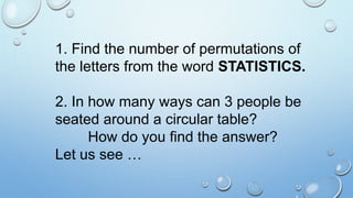 DISTINGUISHABLE PERMUTATION AND CIRCULAR PERMUTATION.pptx