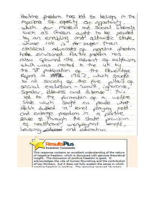 Distinguish between positive and negative freedom 15 | PDF