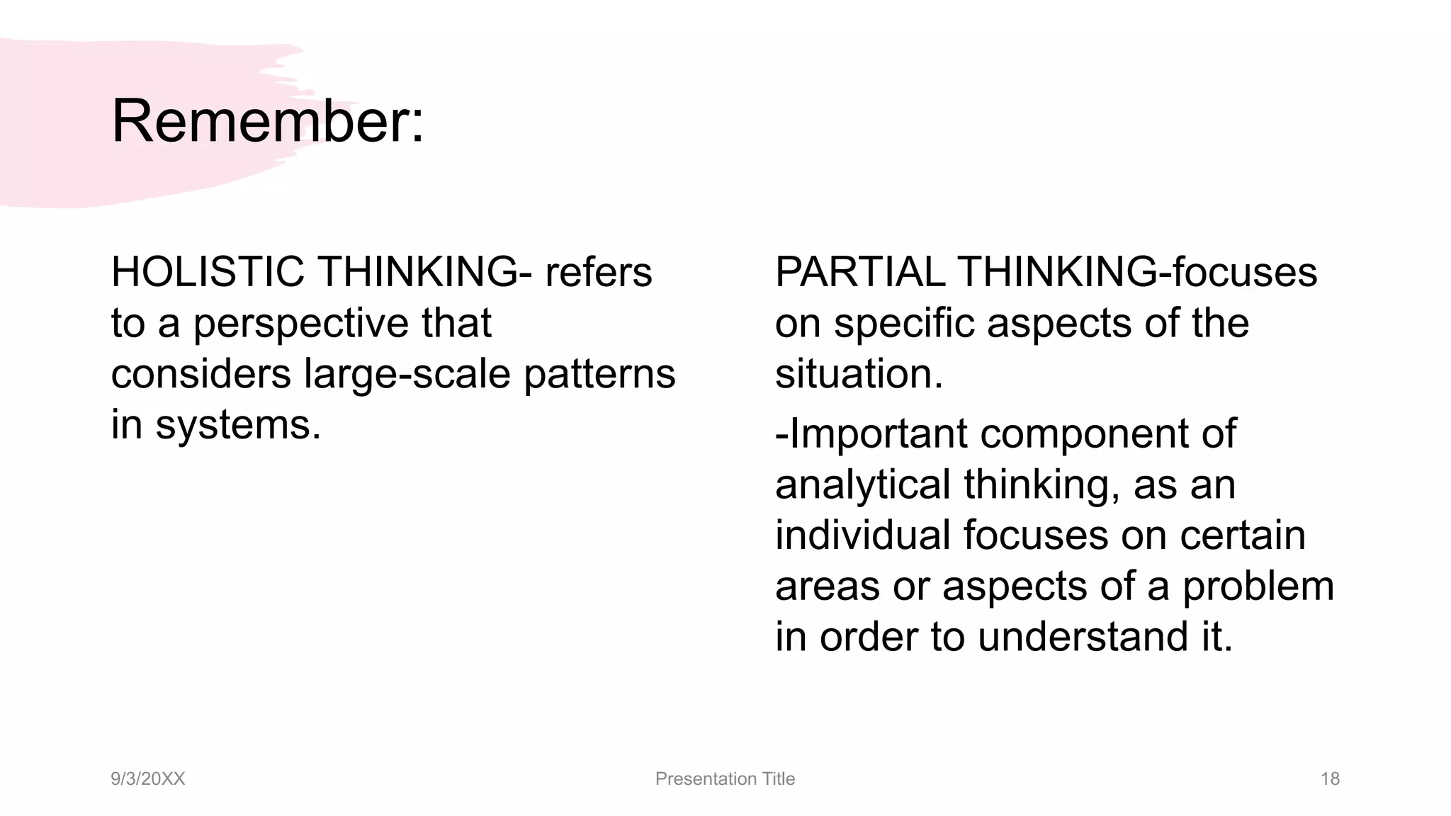distinguished holistic from a partial point of view lesson 1.pptx