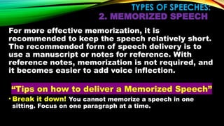 Distinguishes-Types-of-Speeches-M6_grade11-OralCommunication | PPTX