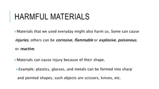 Distinguishing between useful and harmful materials | PPTX