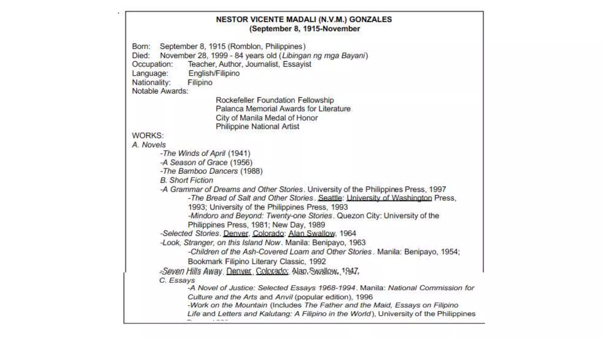 DISTINGUISHING CAPSULE BIOGRAPHY FROM BIOGRAPHICAL SKETCH [Autosaved ...