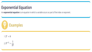 Distinguishing Exponential Functions, Equations, and Inequalities.pptx