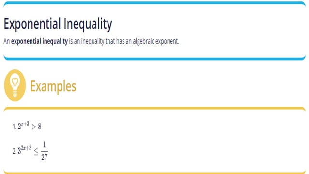 Distinguishing Exponential Functions, Equations, and Inequalities.pptx ...