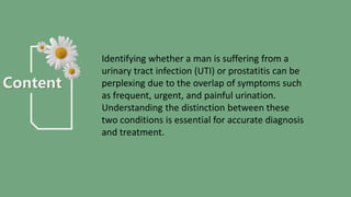 Distinguishing Prostatitis from Urinary Tract Infections | PPTX