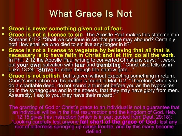 What Did The Apostle Paul Mean By The Greeting Grace To