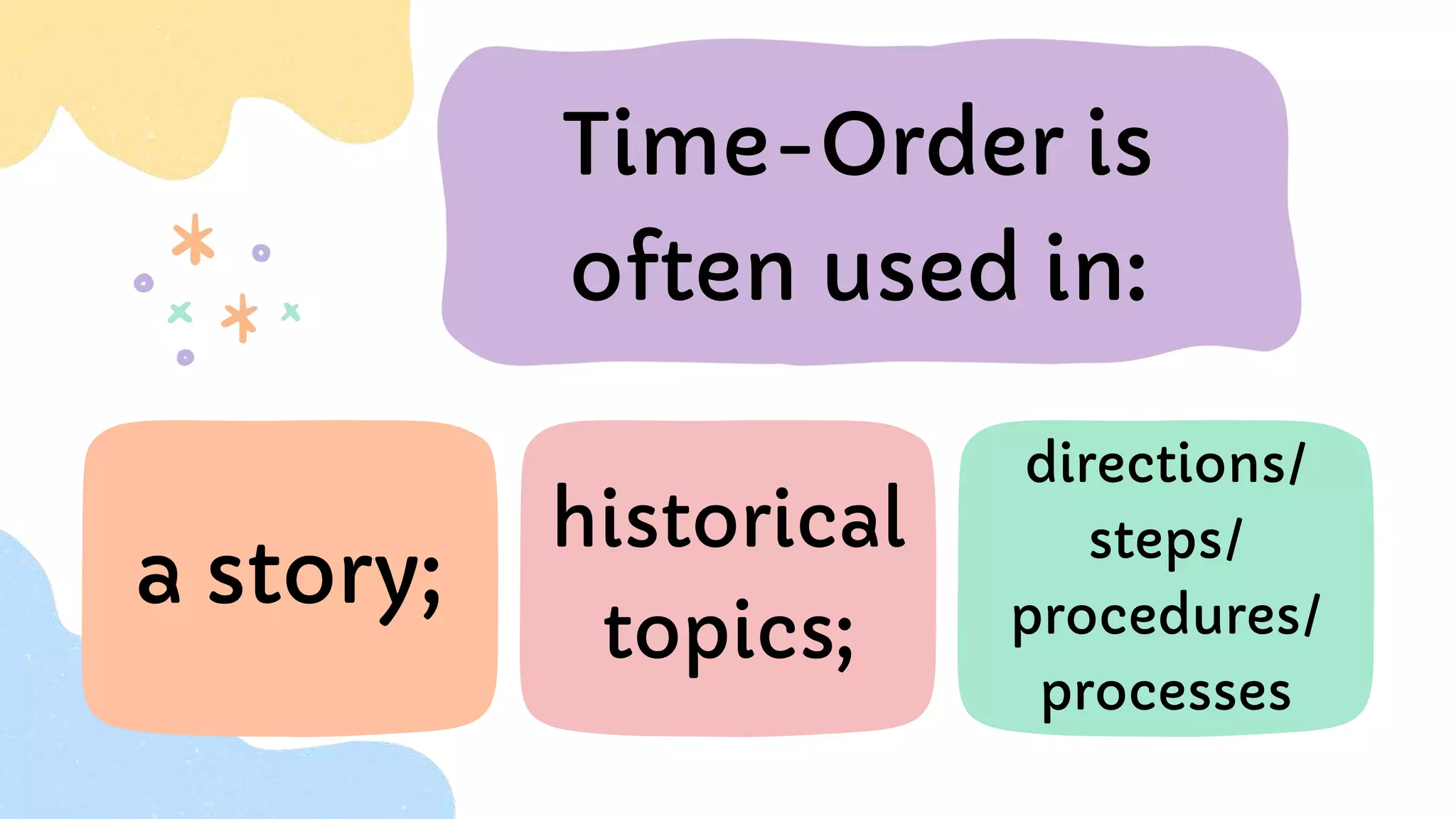 Distinguishing Text-type According to Purpose and Features Time-Order.pptx