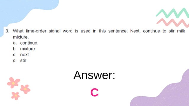 Distinguishing Text-type According to Purpose and Features Time-Order.pptx
