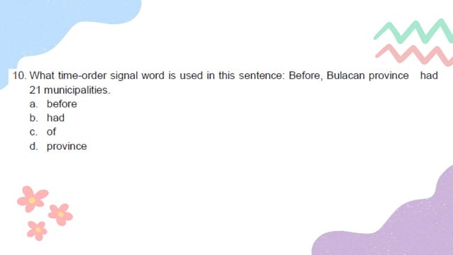 Distinguishing Text-type According to Purpose and Features Time-Order.pptx