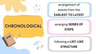 Distinguishing Text-type According to Purpose and Features Time-Order.pptx