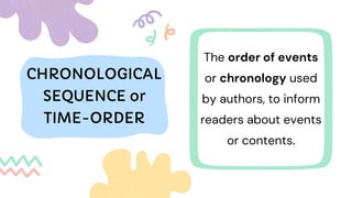 Distinguishing Text-type According to Purpose and Features Time-Order.pptx