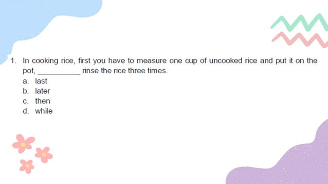 Distinguishing Text-type According to Purpose and Features Time-Order.pptx