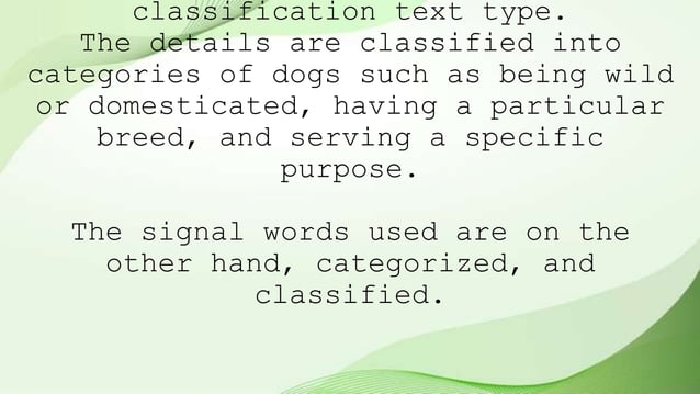 Distinguishing Text- Types According to Purpose Day 1.pptx | Nutrition ...