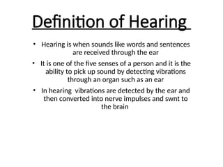 Distinguish listening from hearing ppt presentation by sindiso.pptx