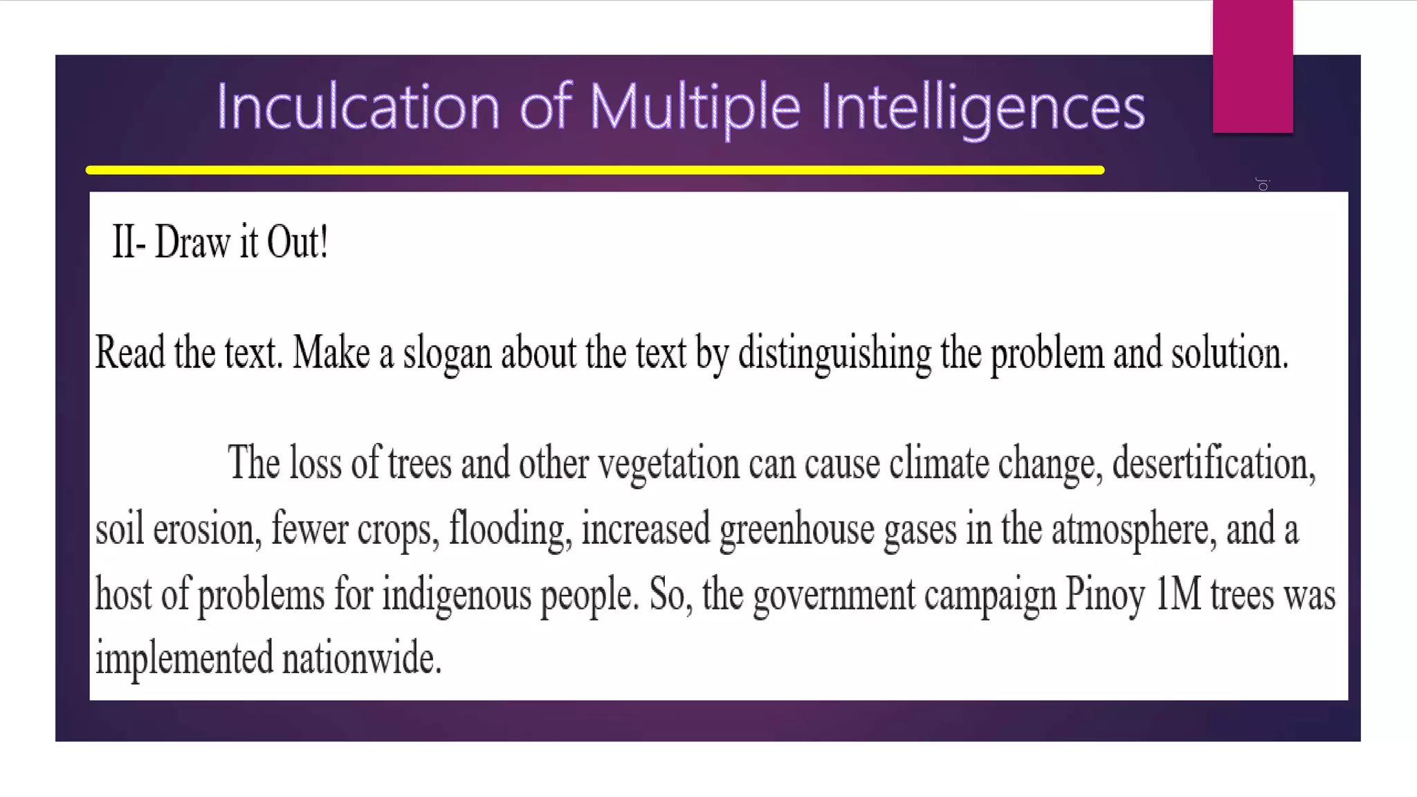Distinguish text types according to purpose and language features | PPTX