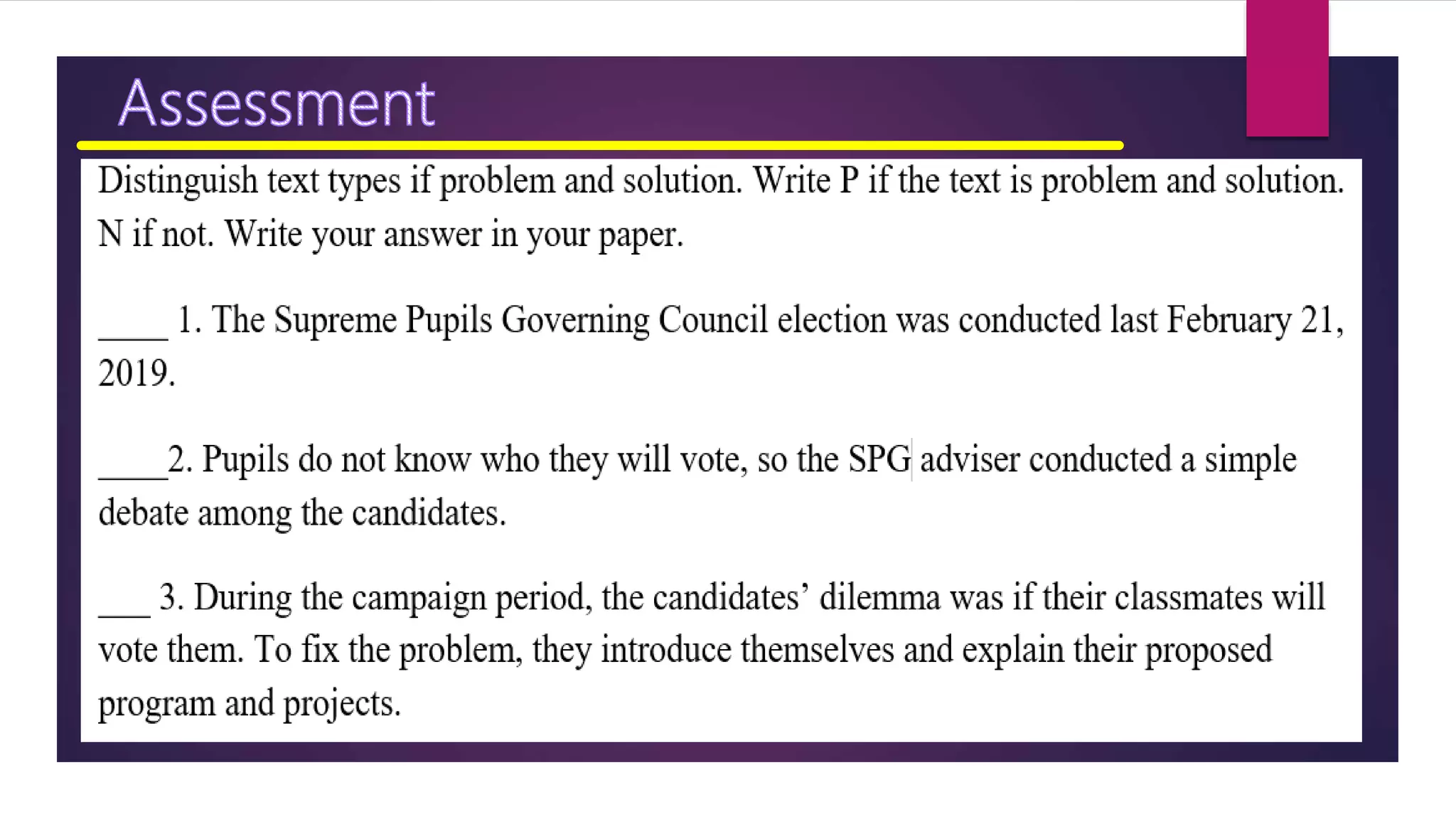 Distinguish Text Types According To Purpose And Language Features Pptx