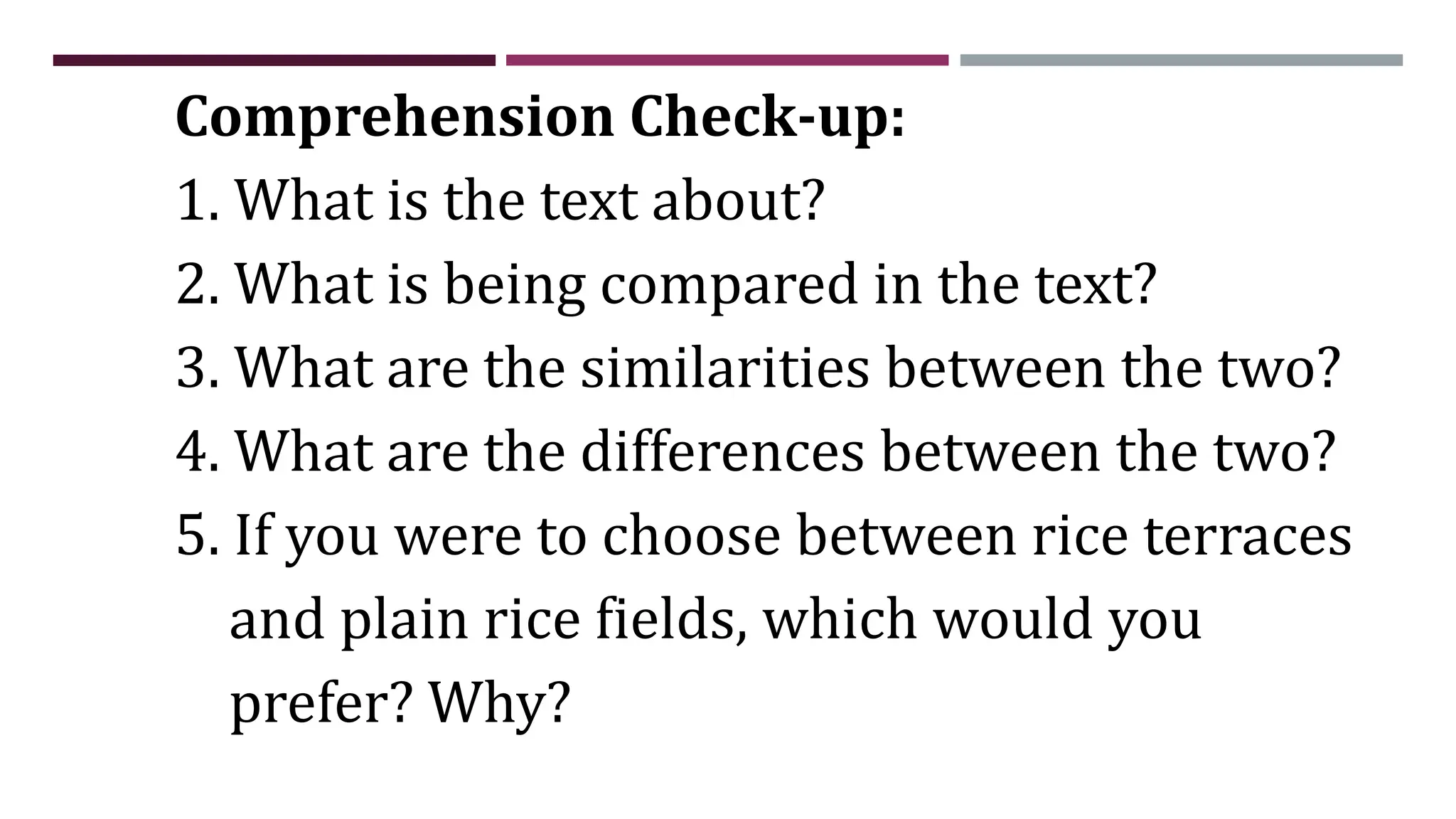 Distinguish text-types according to purpose and language features ...