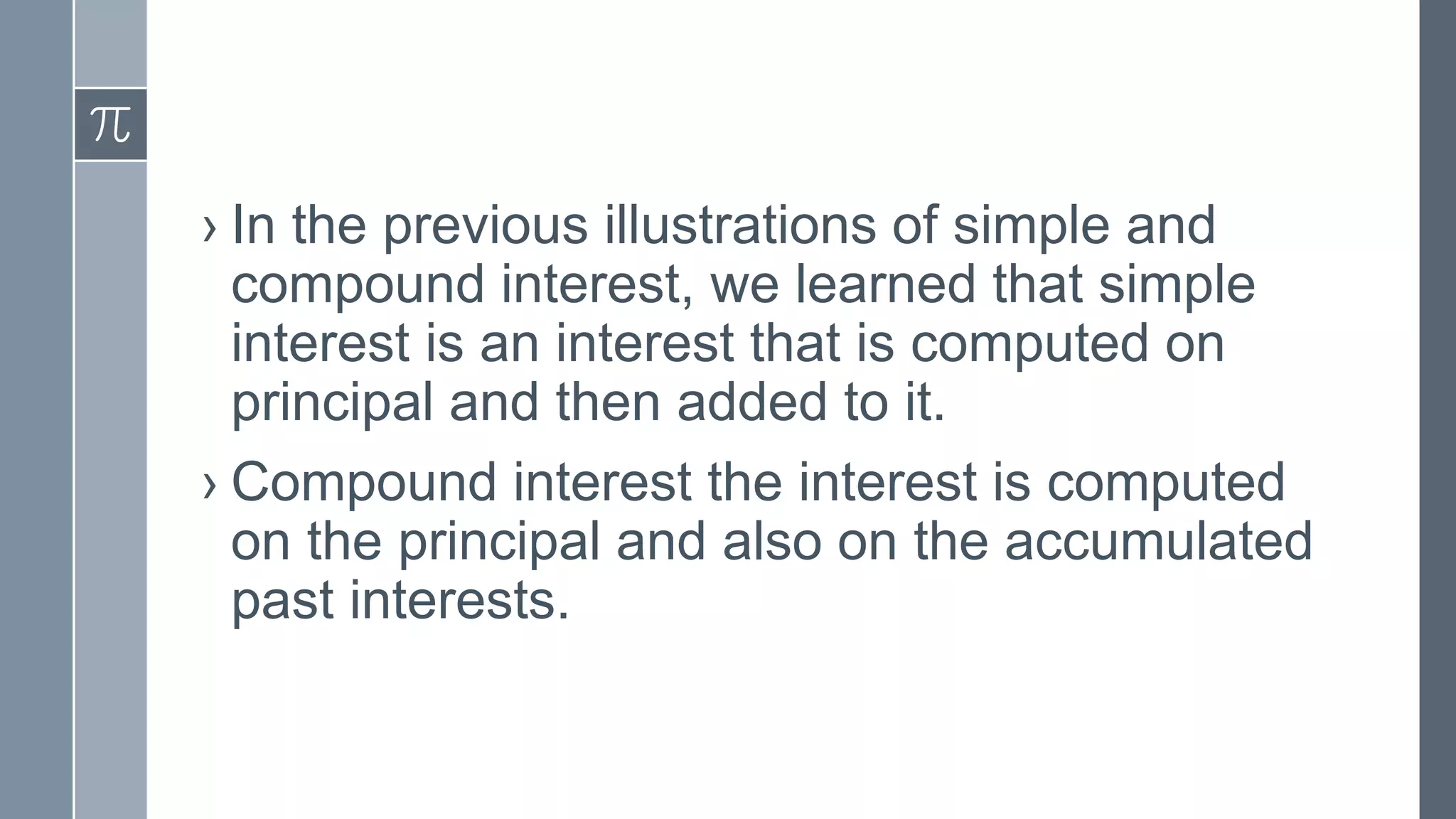 DISTINGUSHING BETWEEN SIMPLE AND COMPOUND INTEREST.pptx