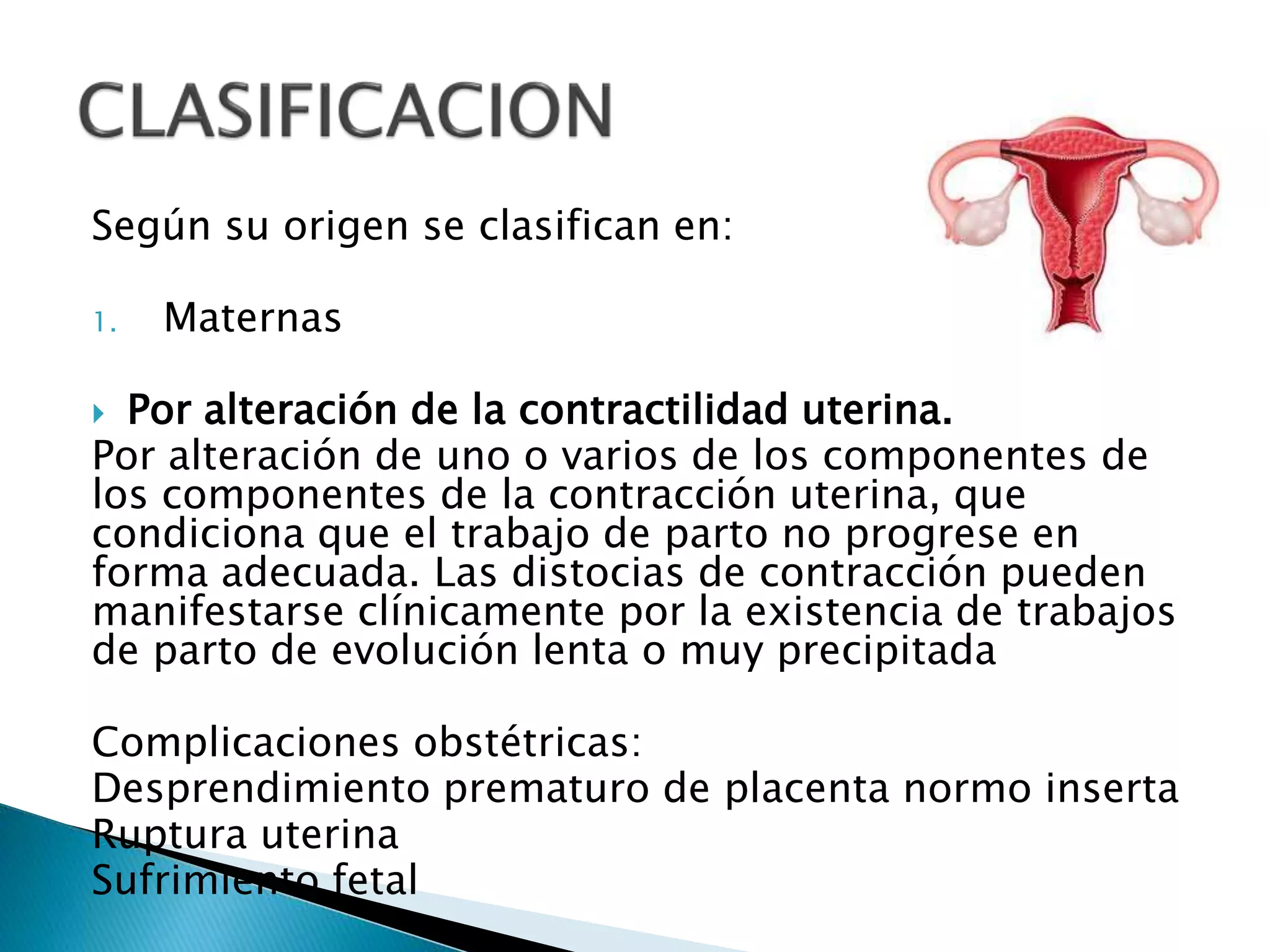 Distocia materna y fetal | PPTX