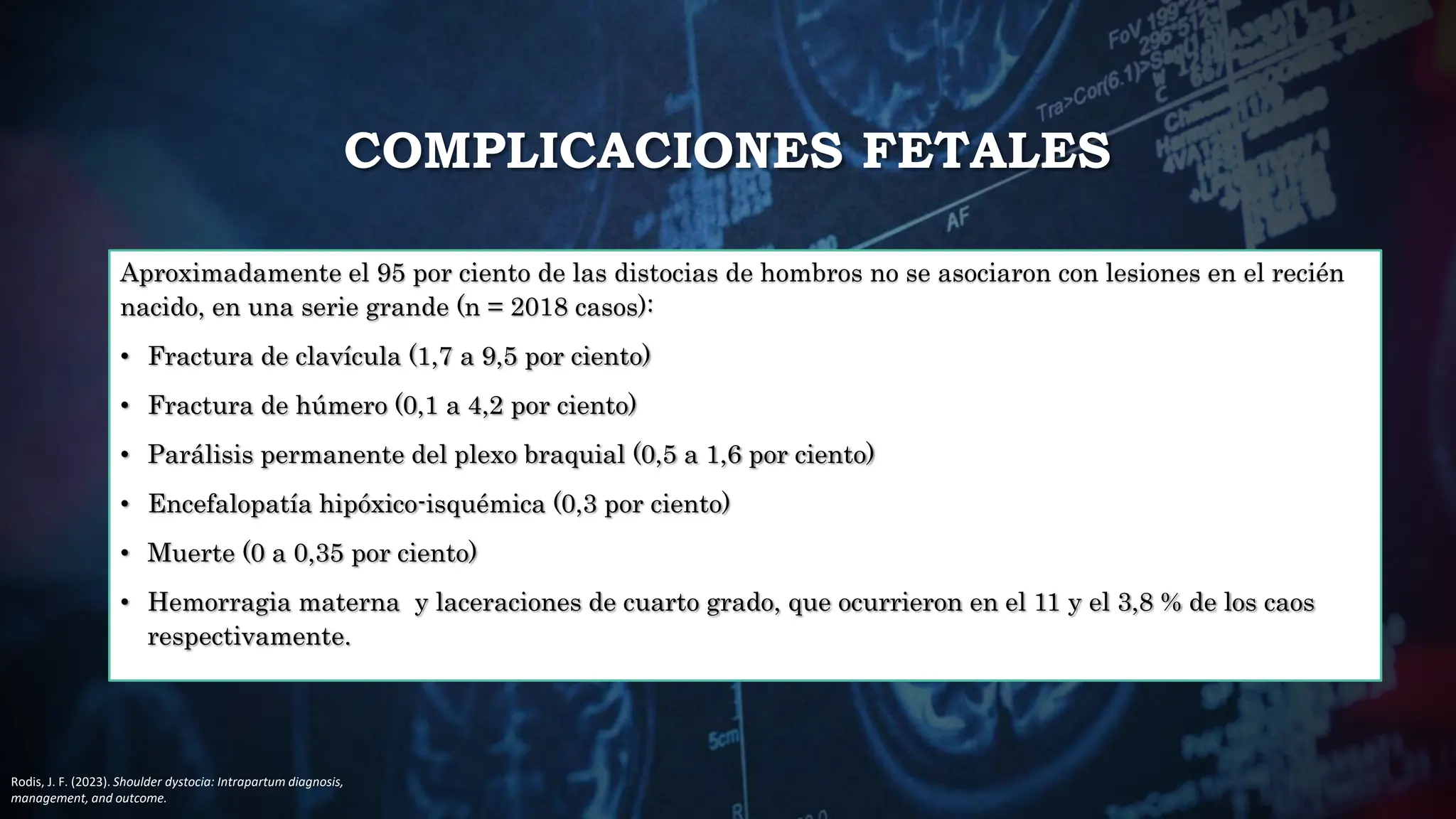 DISTOCIA DE HOMBROS en ginecologia y obstetricia .pptx