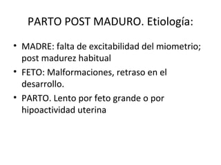 Distocias por la duracion del parto | PPT