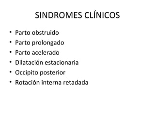 Distocias por la duracion del parto | PPT