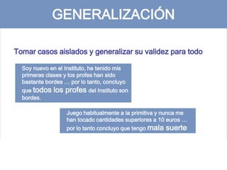 Distorsiones cognitivas | PPTX