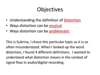 Distortion Definition