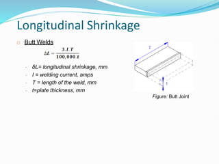 Distortion & control in welding parameters.pptx