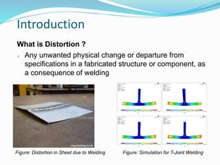 Distortion & control in welding parameters.pptx