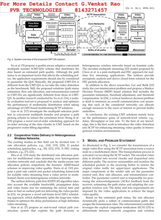 Distortion aware concurrent multipath transfer for mobile video streaming in heterogeneous ...