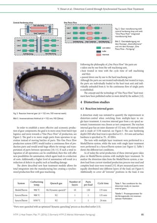 Distortion Control with Synchronized Vacuum Heat Treatment | PDF