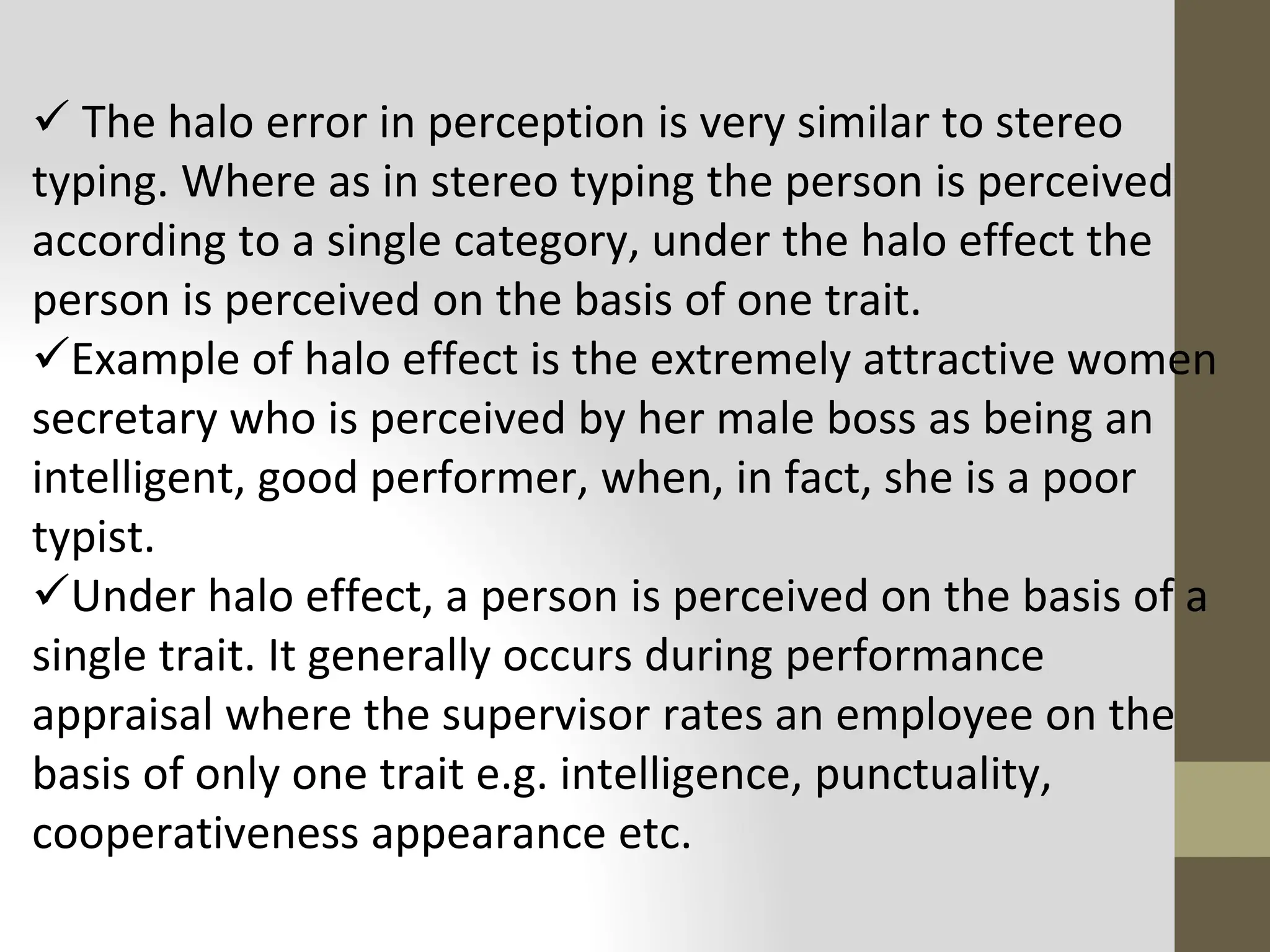 Distortion in perception in organisational behaviour | PPTX