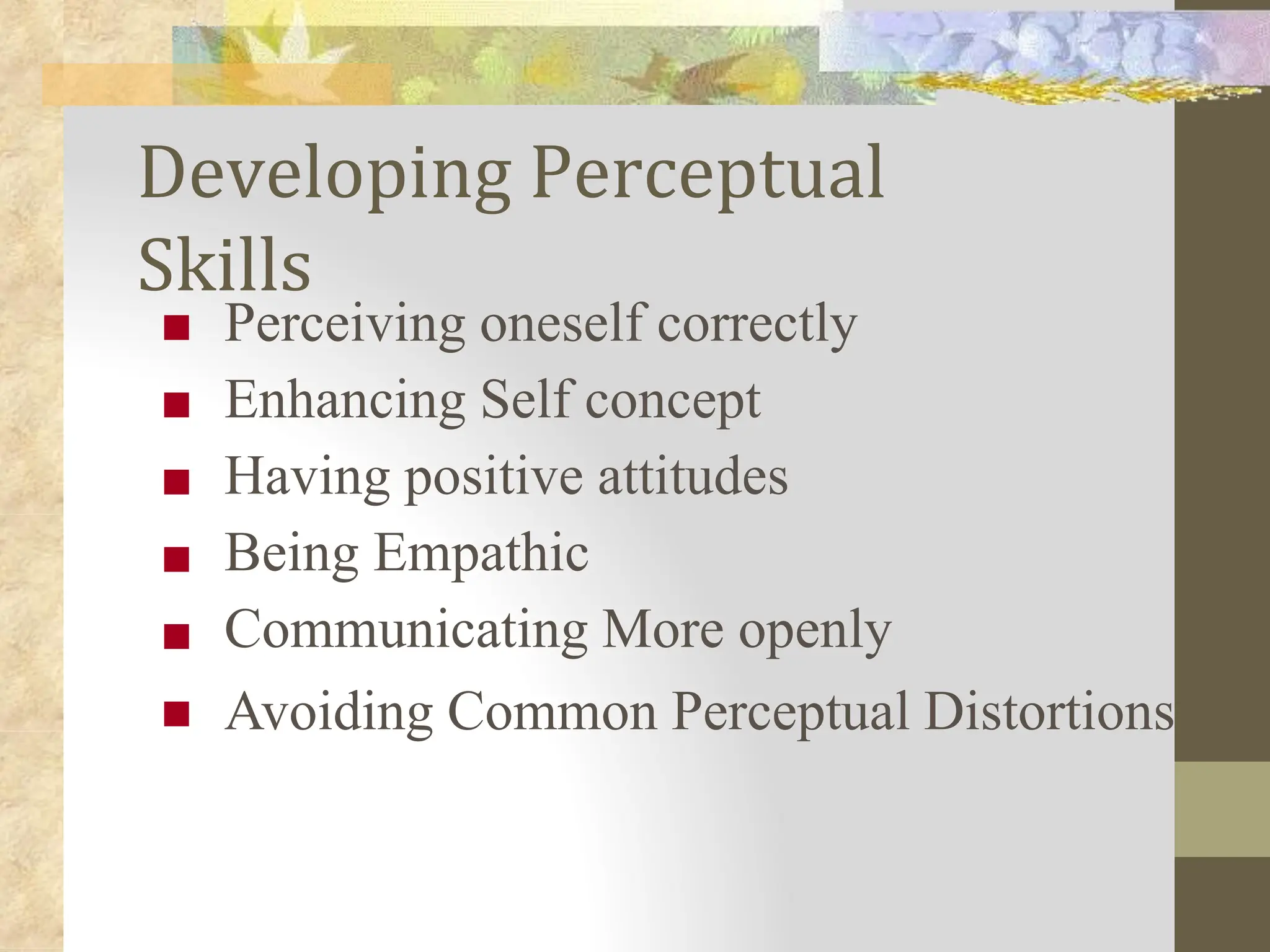 Distortion in perception in organisational behaviour | PPTX