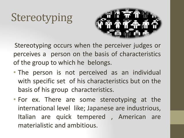 Distortion in perception in organisational behaviour | PPTX | Medical ...