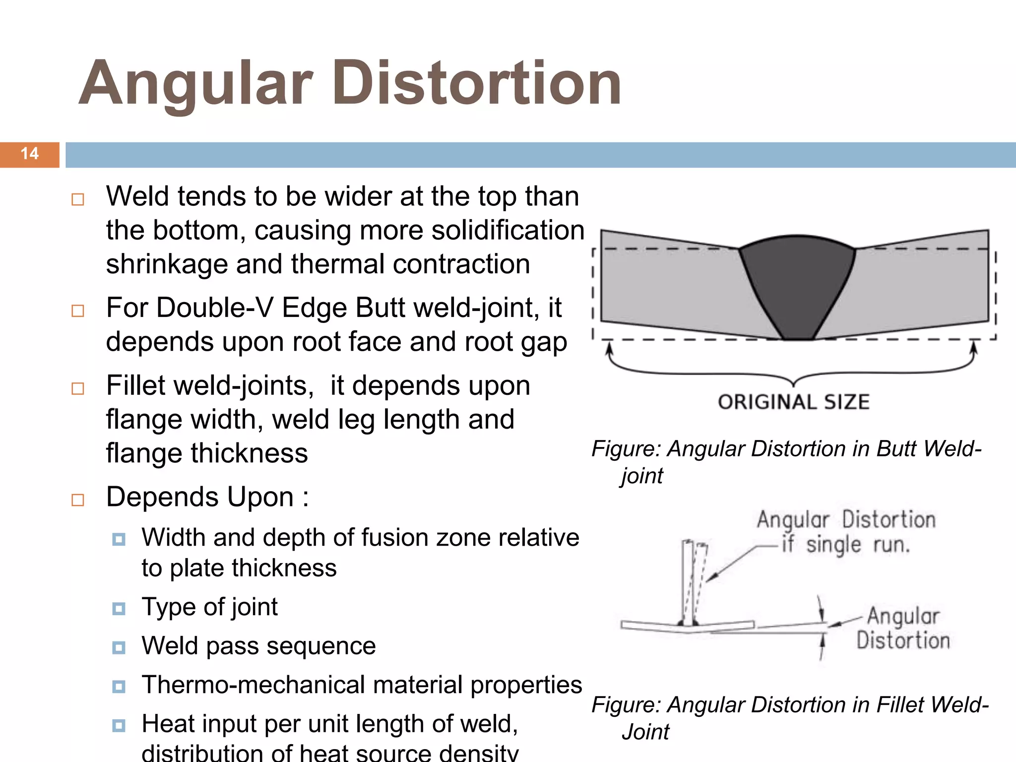 Distortion in welding | PPTX