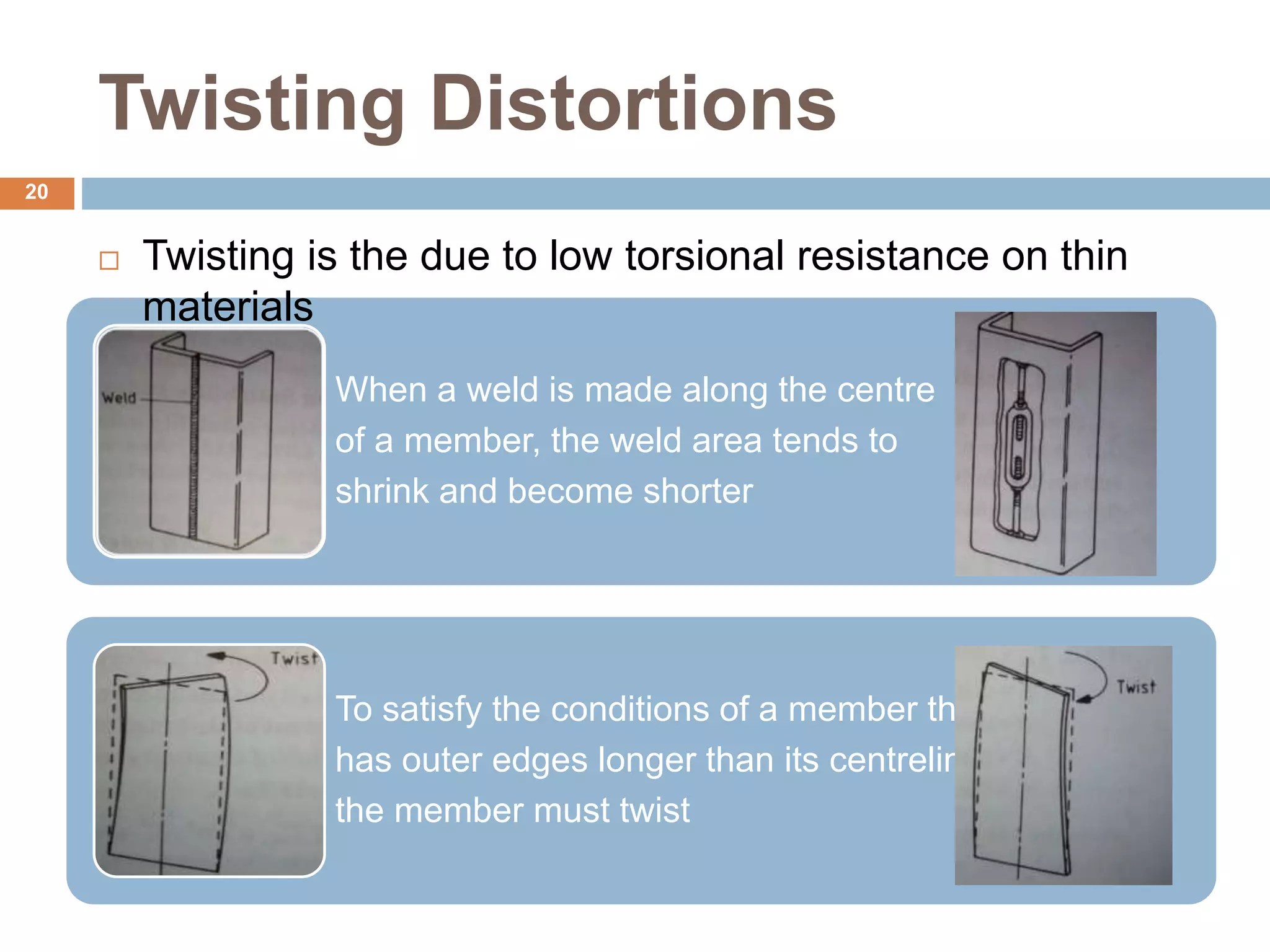 Distortion in welding | PPTX