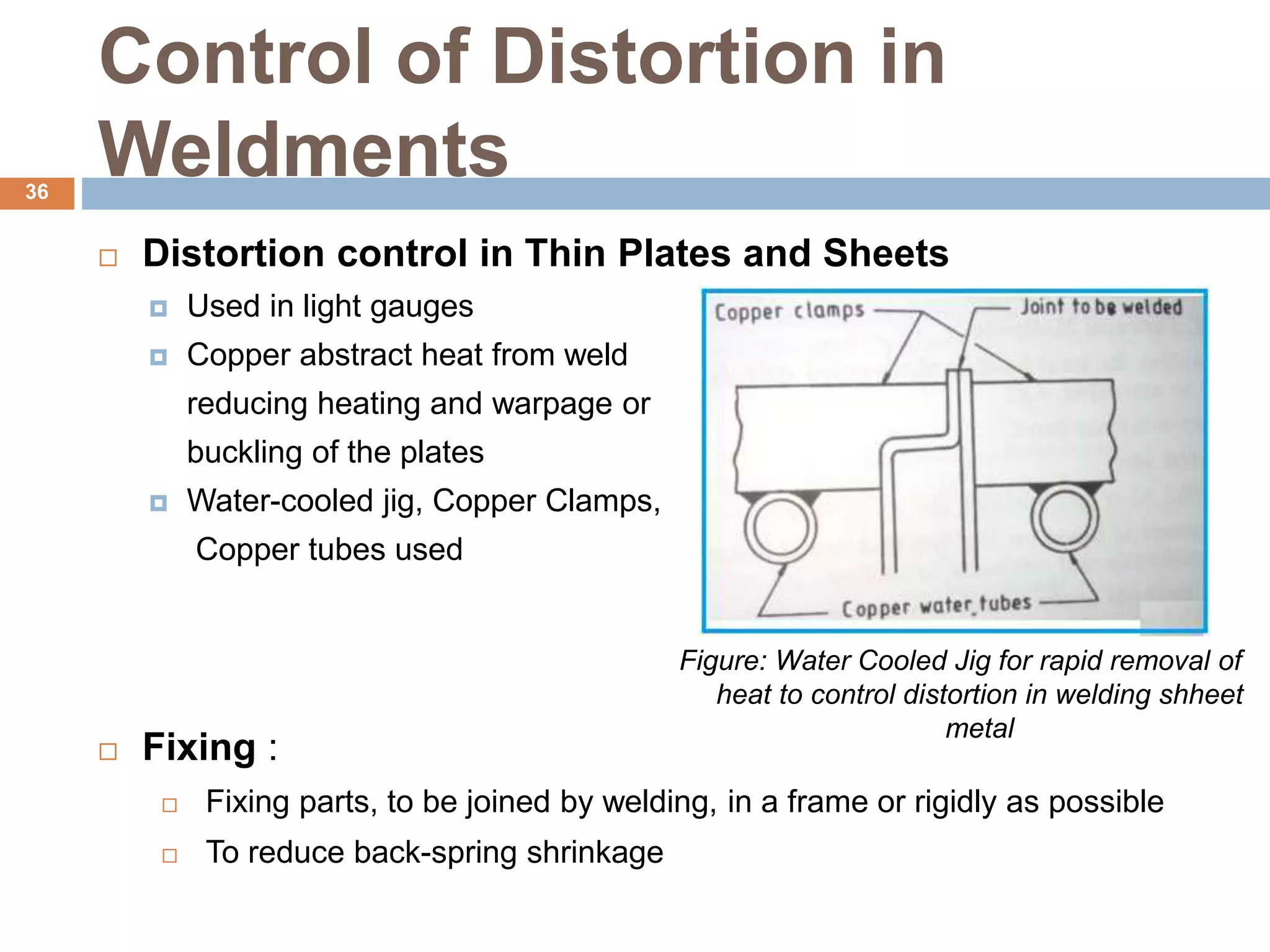 Distortion in welding | PPTX