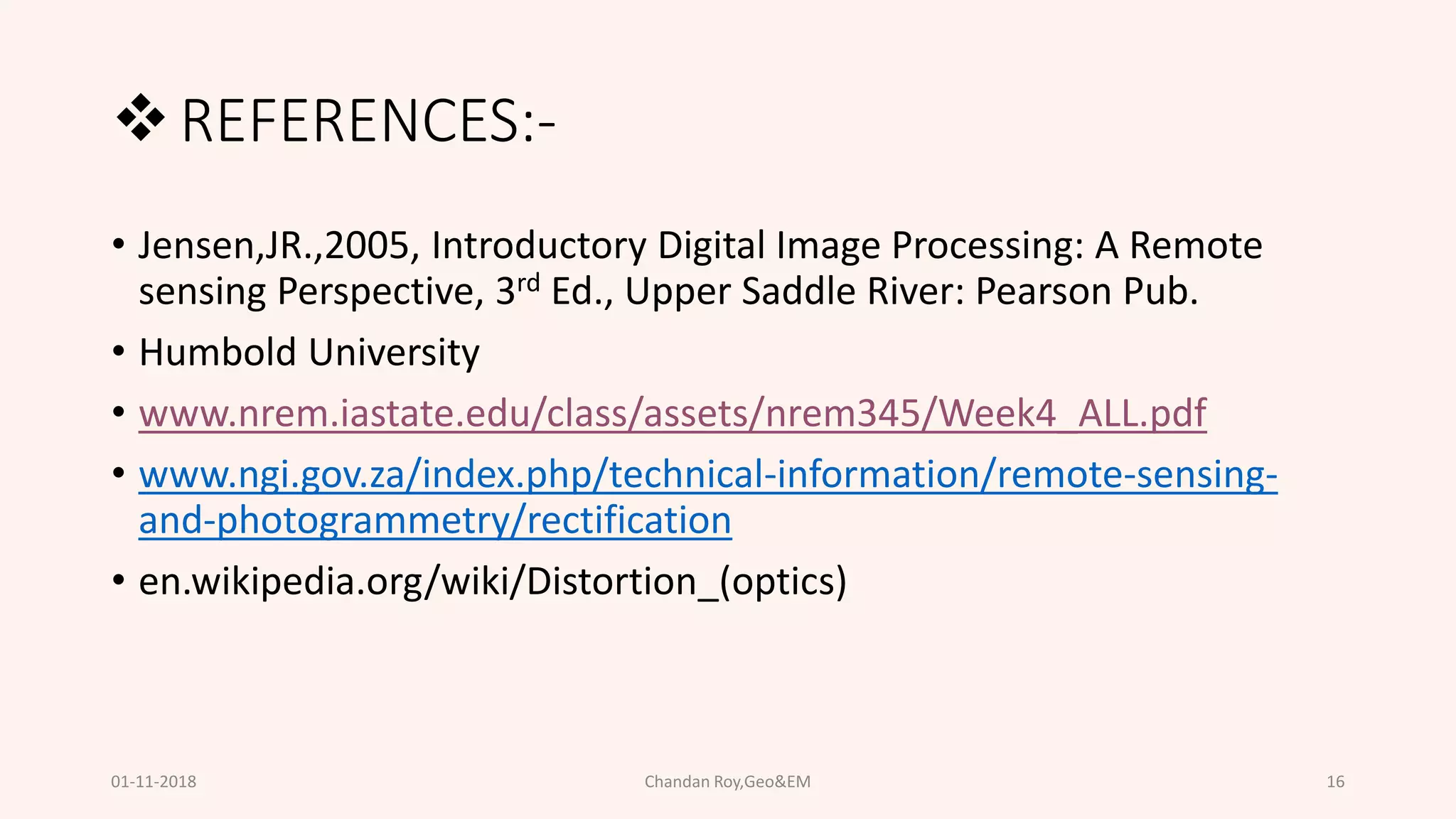 Distortions and displacement on aerial photograph | PDF