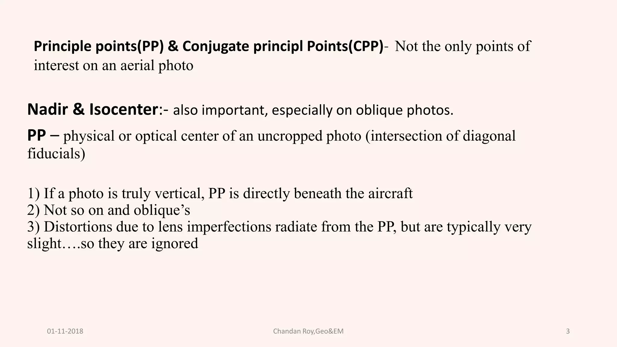 Distortions and displacement on aerial photograph | PDF