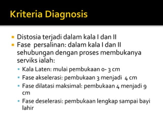 Distosia | PPTX