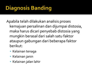 Distosia | PPTX