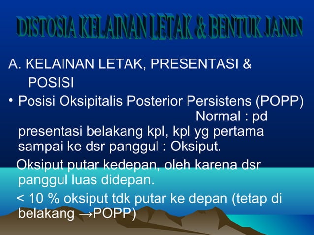 Distosia 1 | PPT